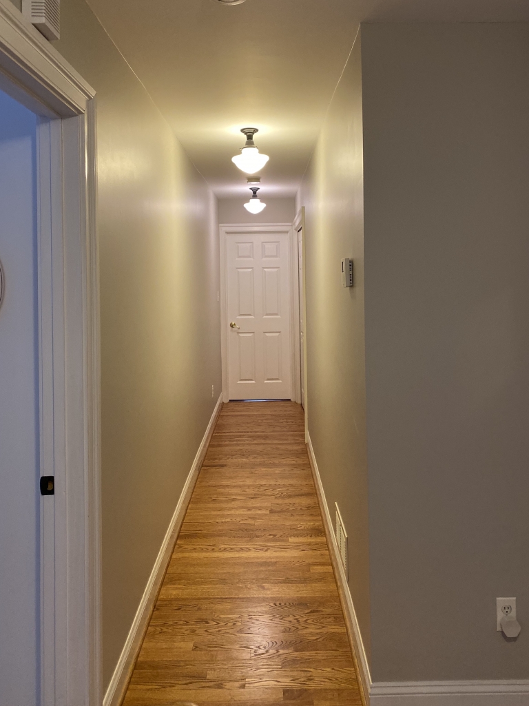 Hallway molding installation tutorial with pics