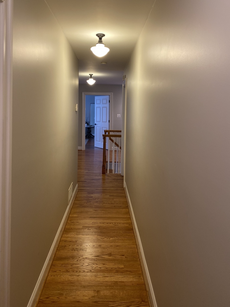 Hallway molding installation tutorial with pics