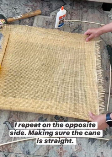 How to Cane Furniture and Repair Chair Caning by Hand - Stefana Silber