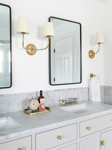 Design Tips for Mixing Metals in Bathroom - Stefana Silber