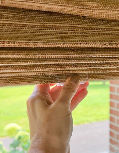 How to Measure, Order, and Install Woven Roman Shades - Stefana Silber