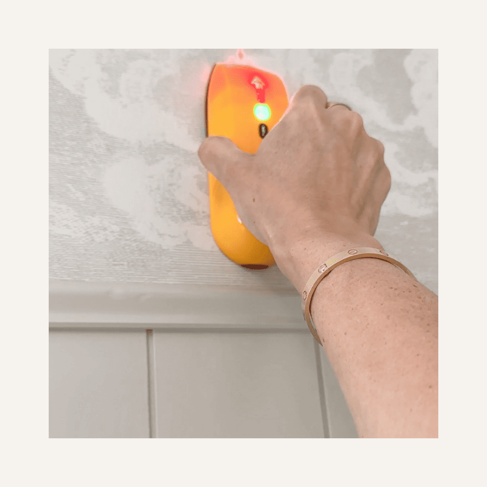 Easy DIY Brass Gallery Rail and Floating Shelf - Stefana Silber