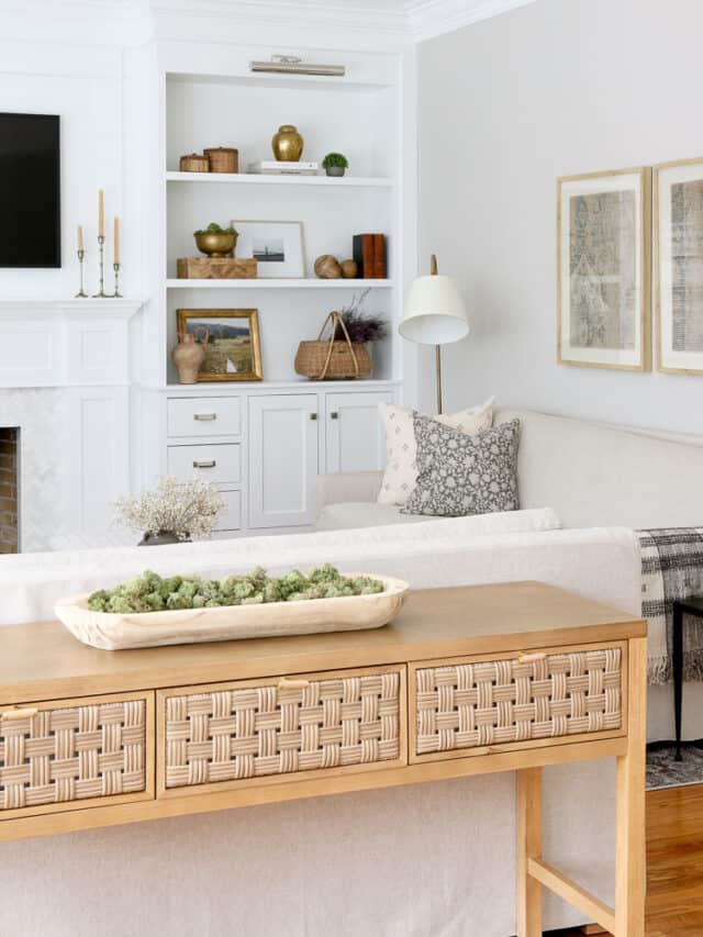 Behind the Couch Table Ideas for Your Living Room - Stefana Silber