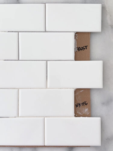 White Tile and Gray Grout: Light vs. Dark - Stefana Silber